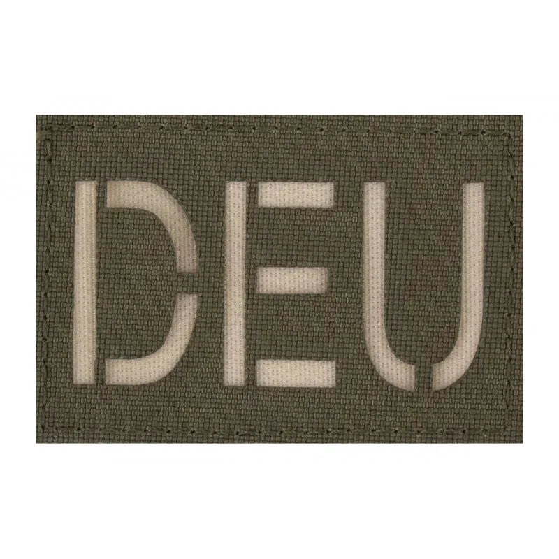 Patch DEU Large stone gray/ – ASMC GmbH International