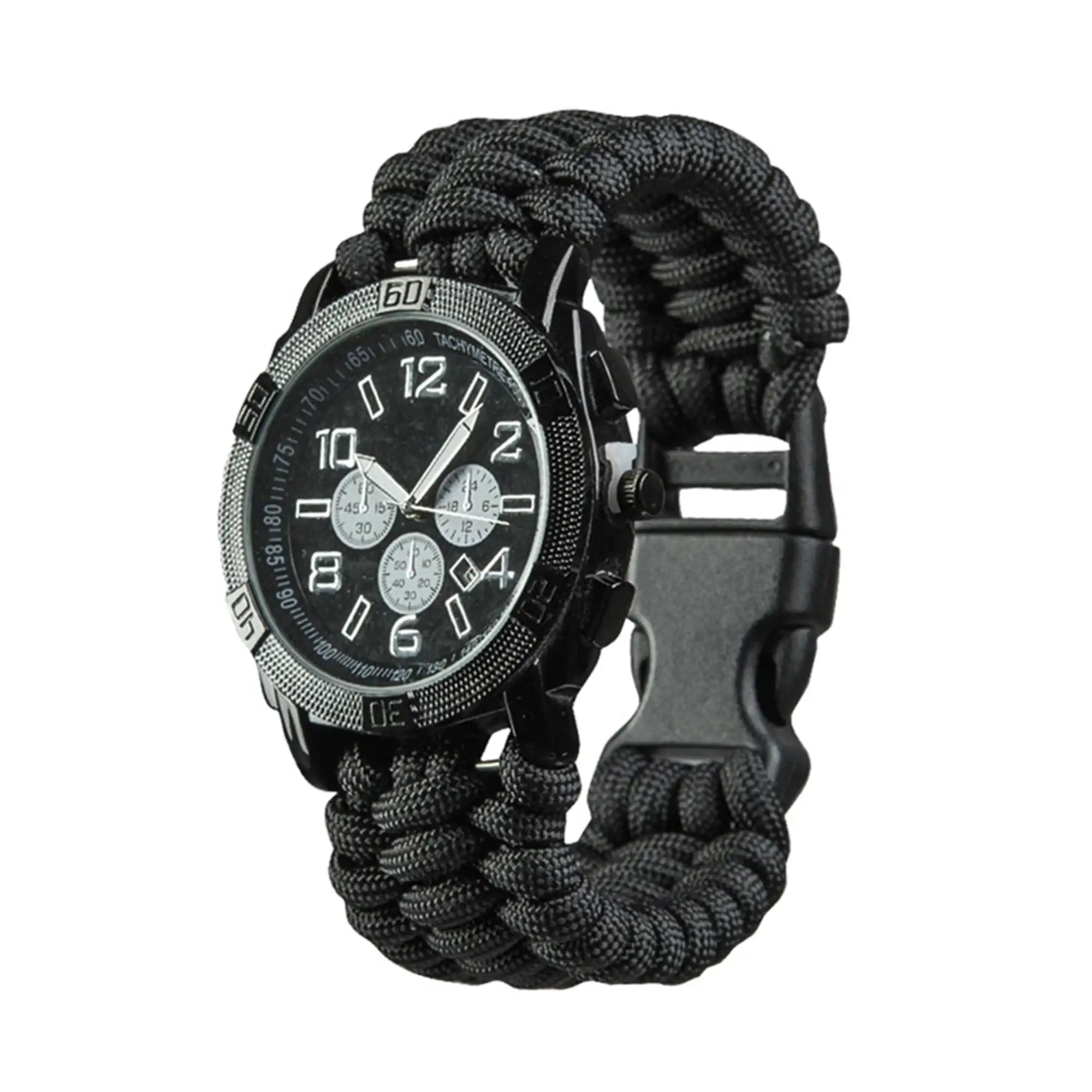 Wristwatch army watch paracord