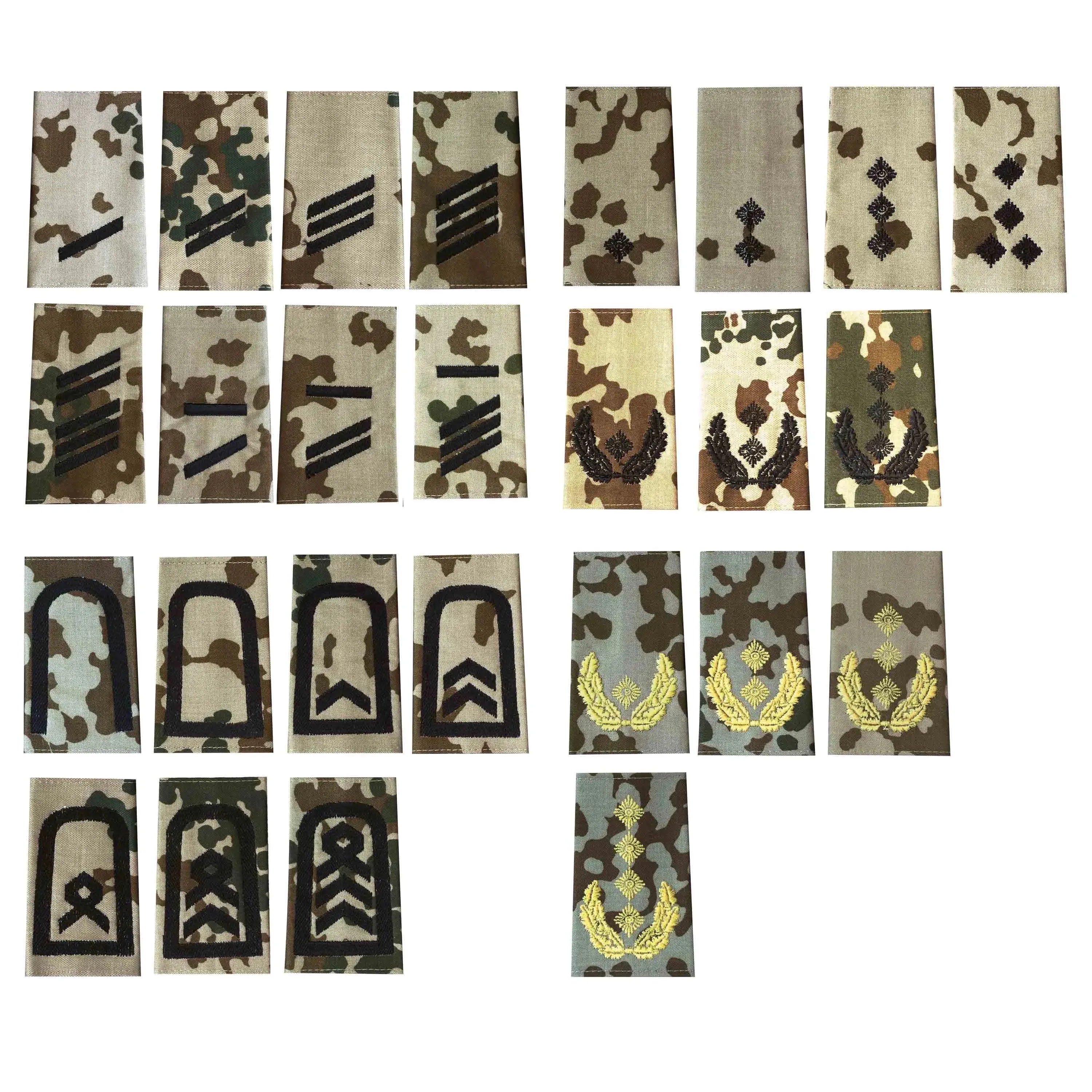 German Rank Insignia Cloth fleckdesert – ASMC GmbH International