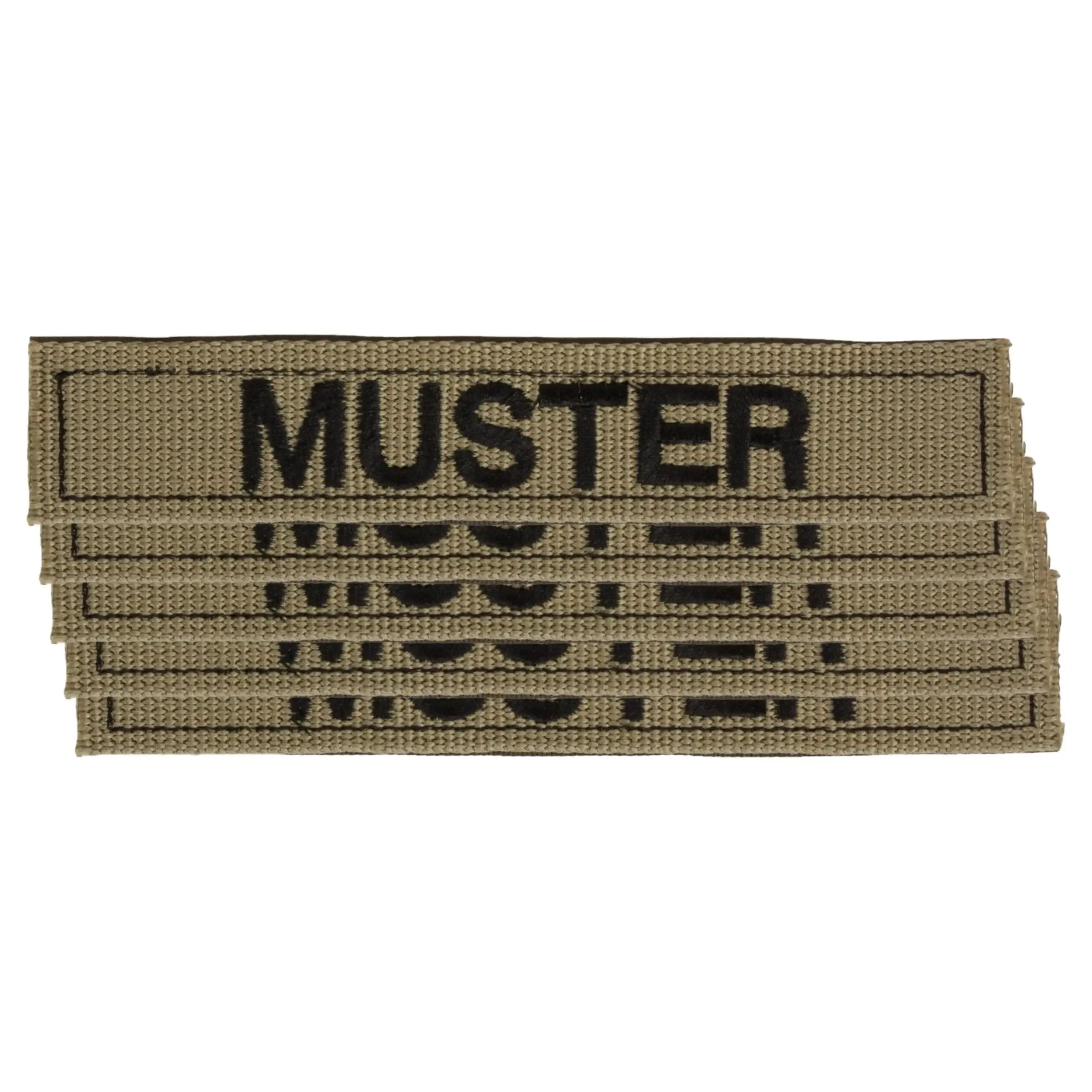Name tapes 5-pack coyote