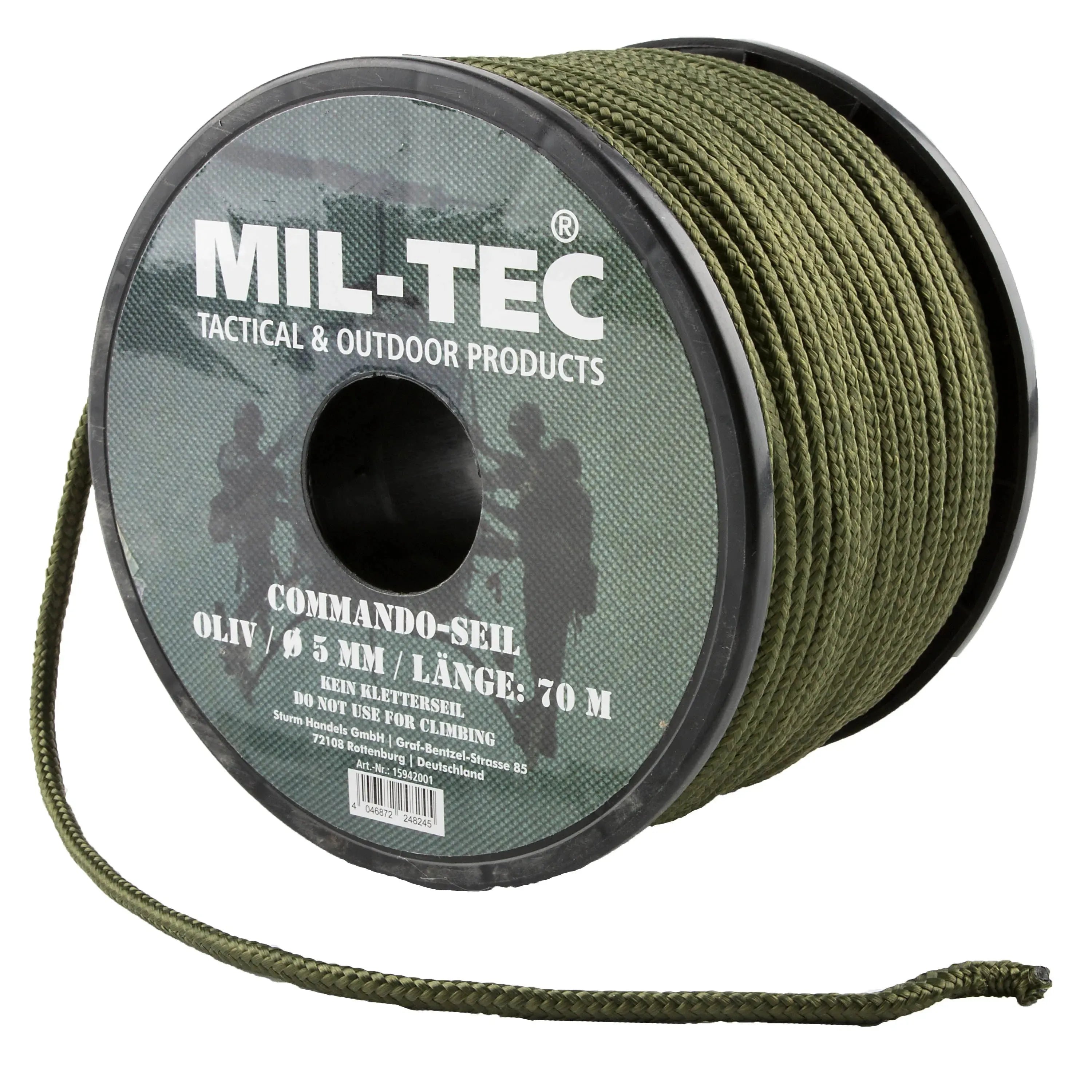 Commando Rope 5 mm, 70 m Roll – ASMC GmbH International