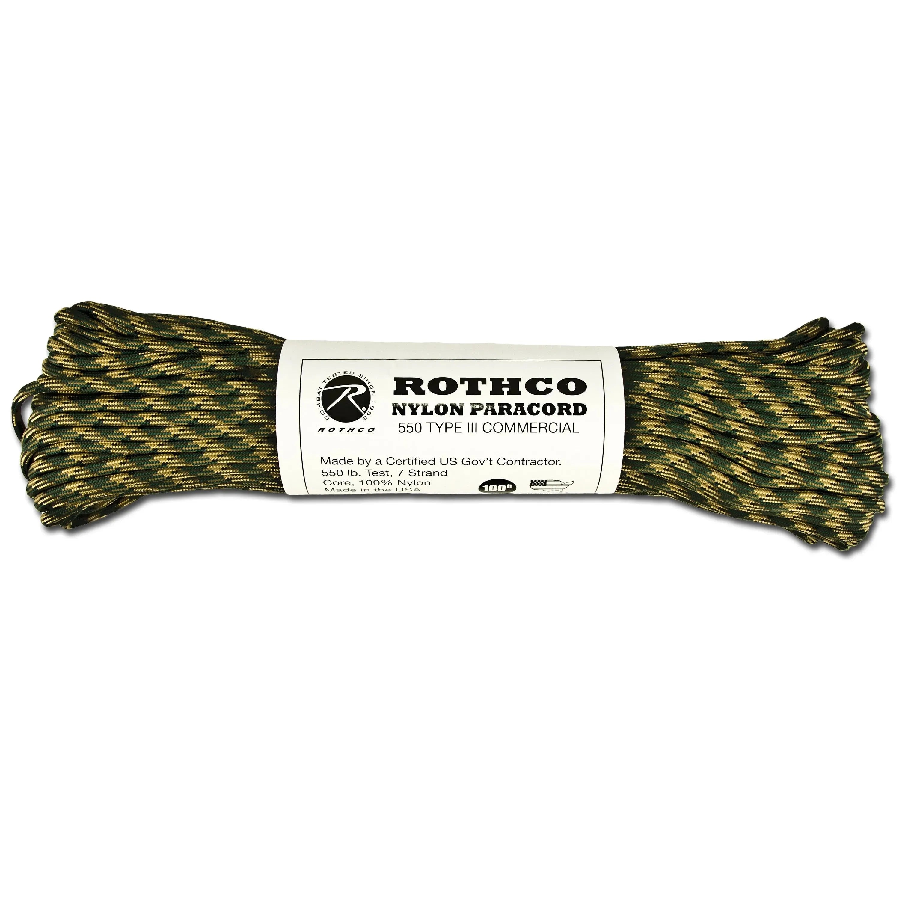 parachute line 550 lb camo 100 ft, – ASMC GmbH International