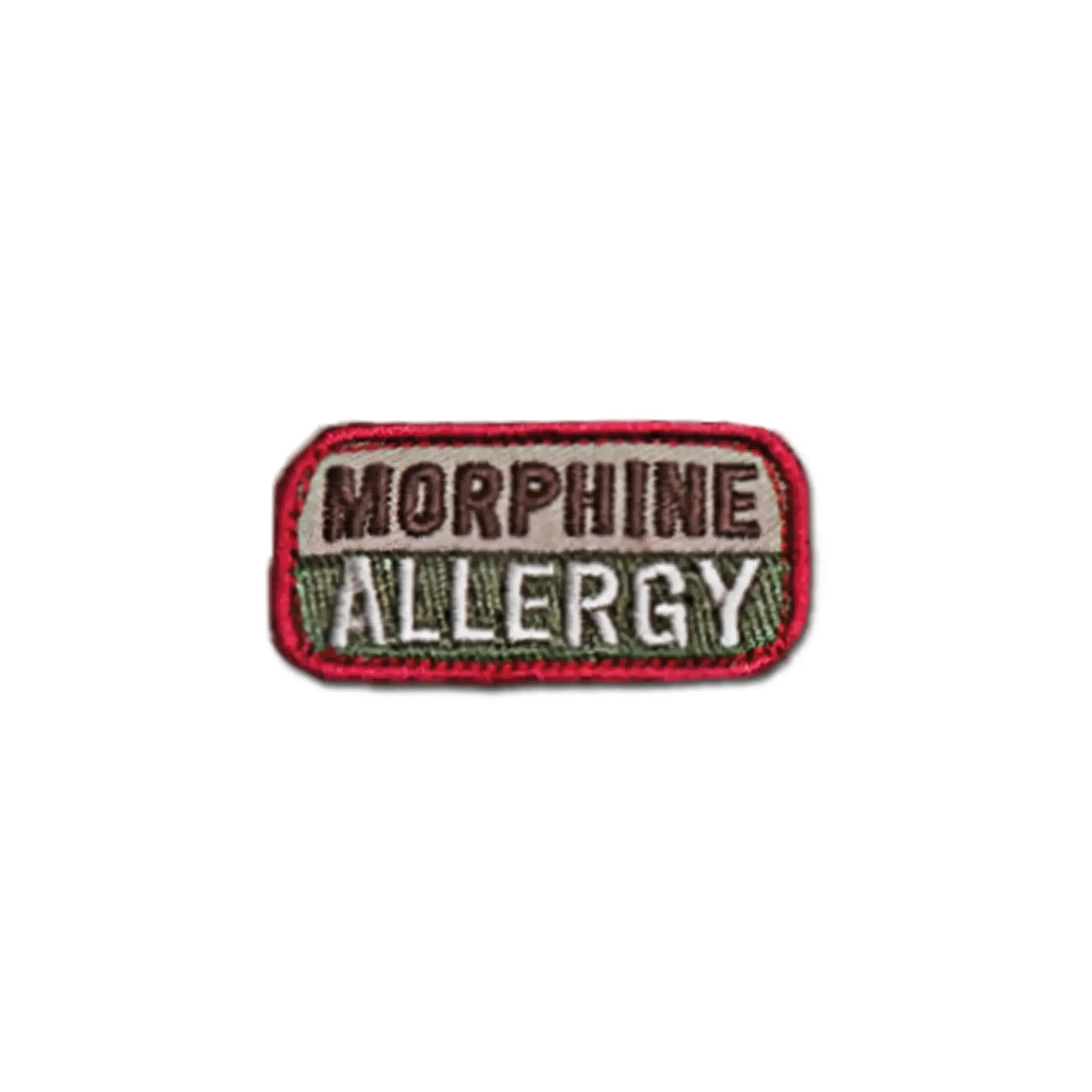Patch morphine allergy