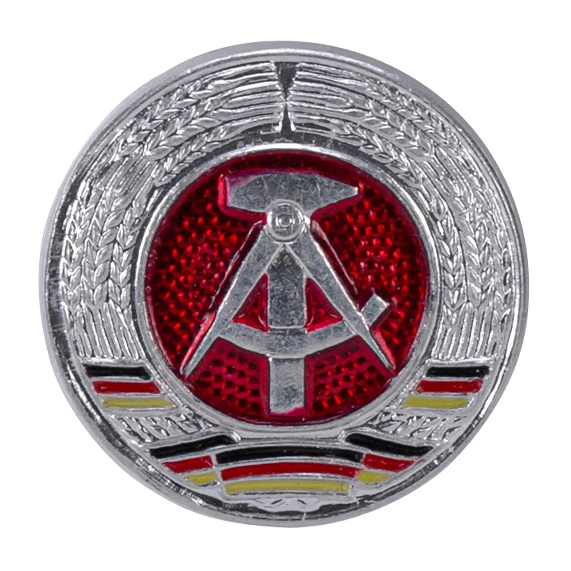 Badge Kokarde Metal silver – ASMC GmbH International