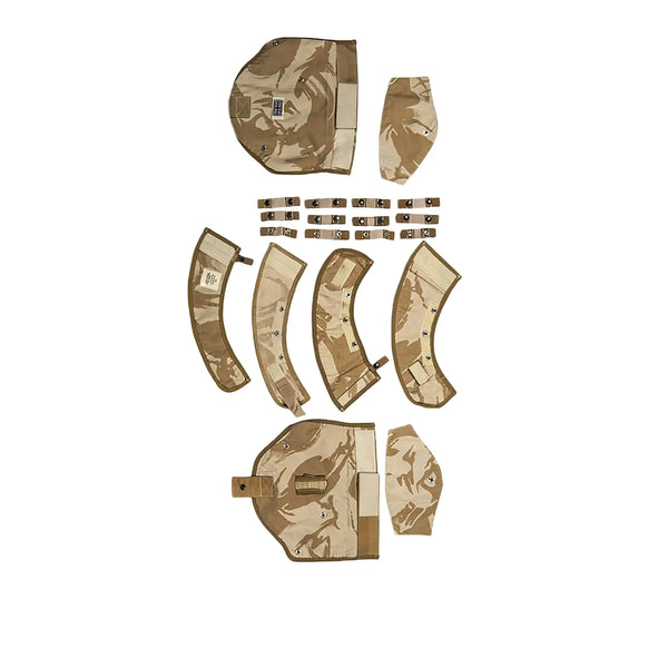 British accessories for combat vest desert used