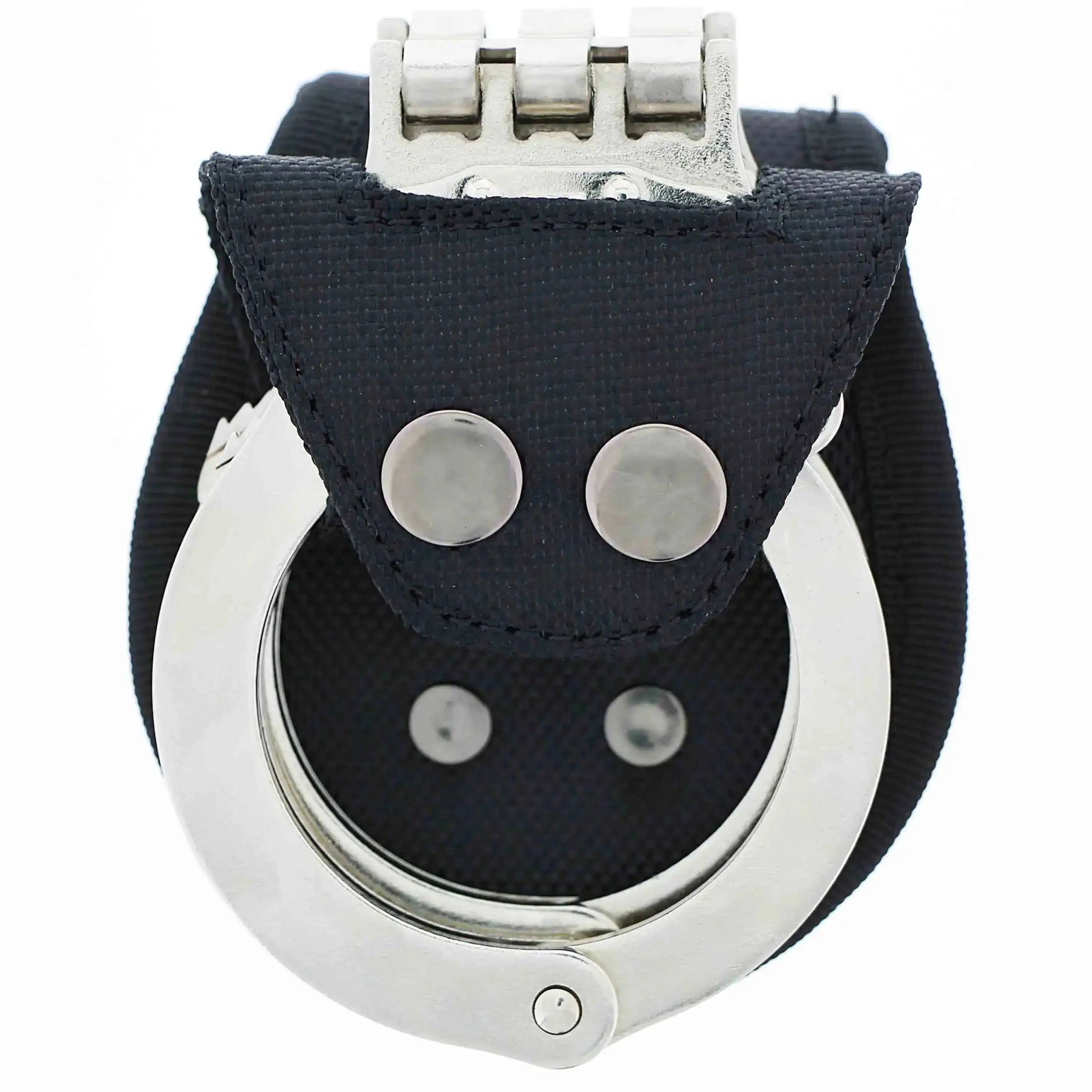 Open handcuff pouch black